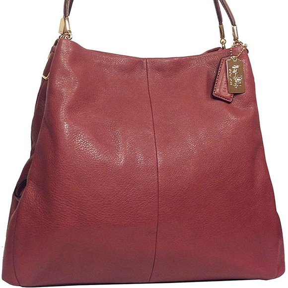 Coach | Bags | Euc Coach Madison Leather Small Phoebe | Poshmark